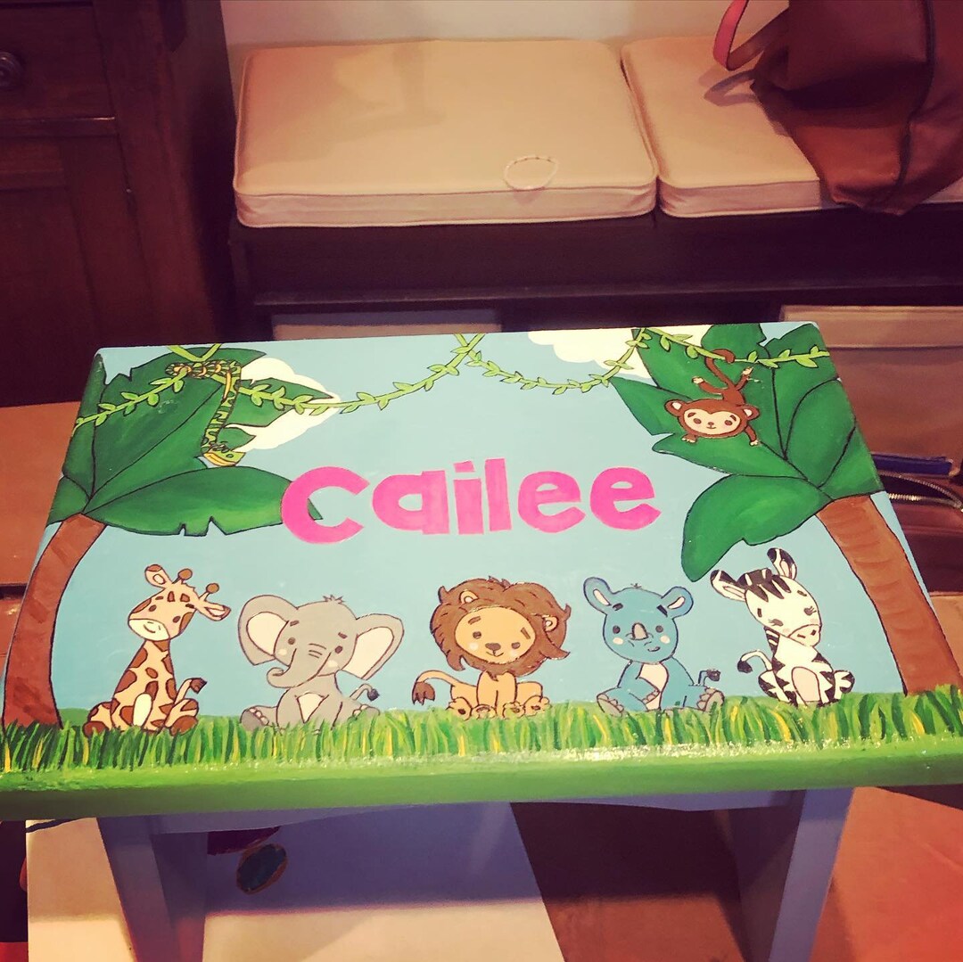 Baby Animal Step Stool - Etsy