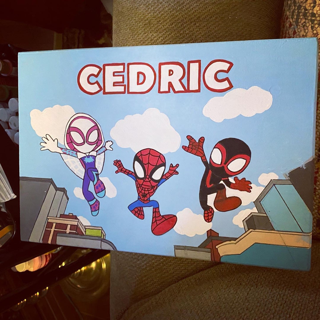 Spidey and Friends Step Stool - Etsy