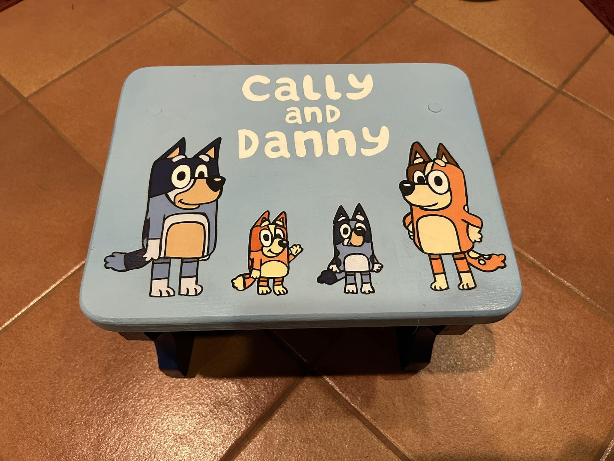 Bluey Themed Step Stool - Etsy