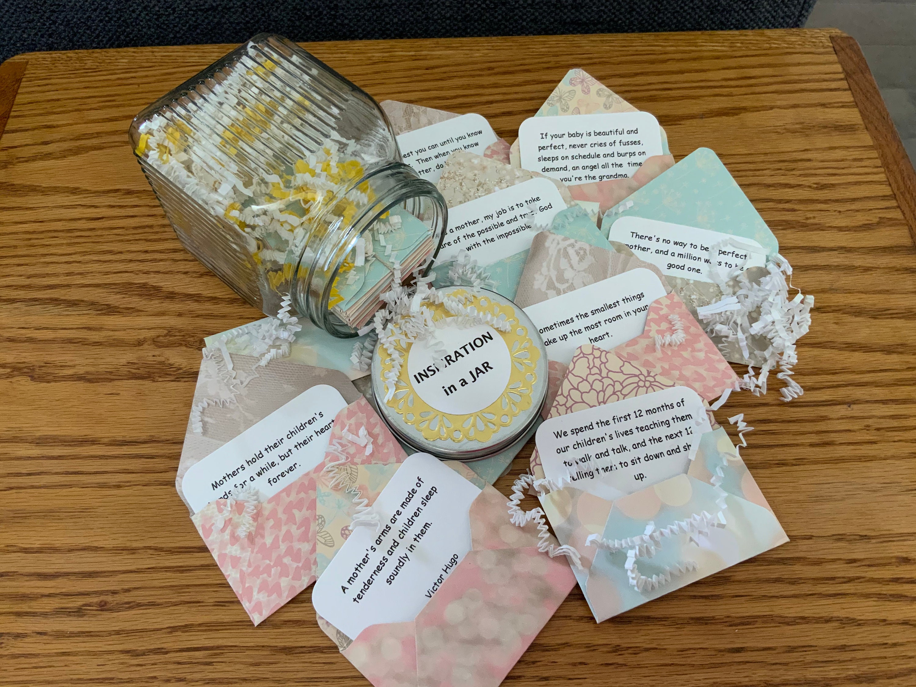 30 Inspirational Quotes in a Jar Unique Gift - Etsy Norway