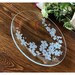Vintage Coyle Clear Glass Plate With Frosted Floral Design 8'' - Etsy