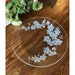 Vintage Coyle Clear Glass Plate With Frosted Floral Design 8'' - Etsy