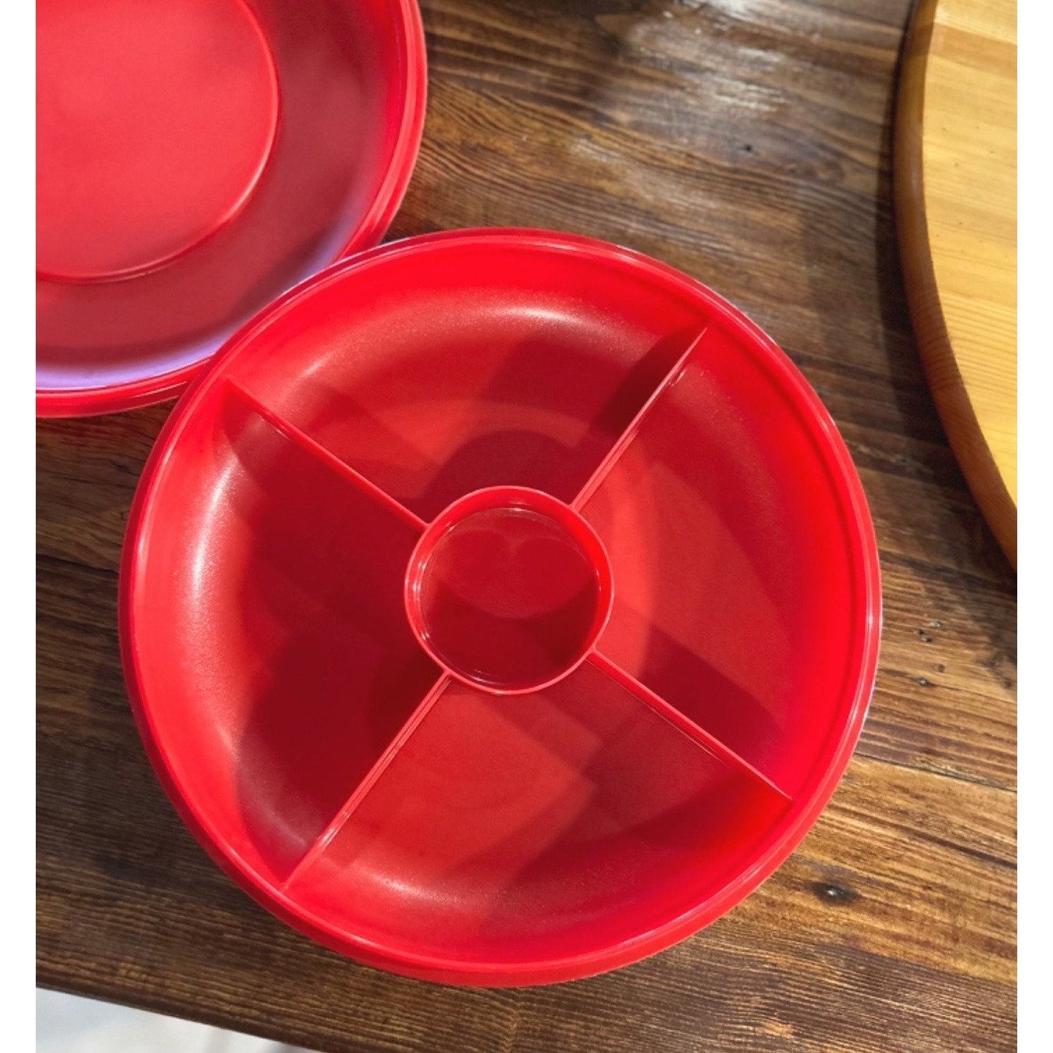 Tupperware Serving Container Divider With Lid for Storage - Etsy