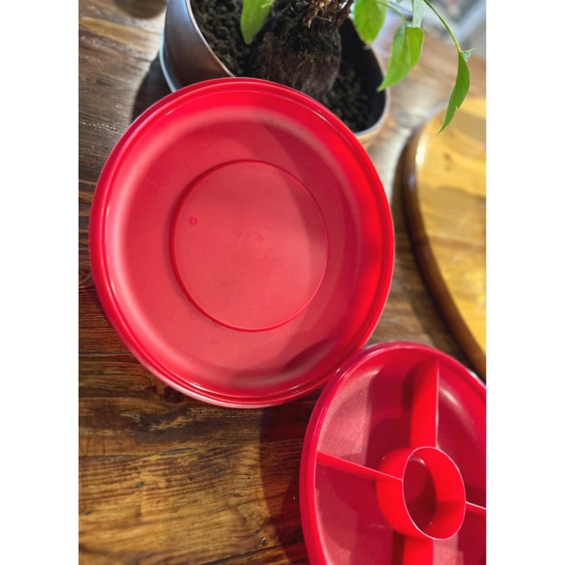 Tupperware Serving Container Divider With Lid for Storage - Etsy