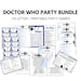 Doctor Who Party Printables Bundle - Scavenger Hunt, Riddles, Bingo ...