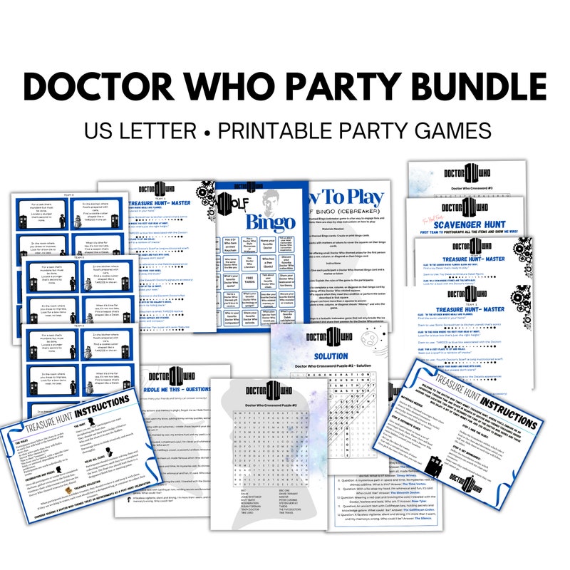 Dr Who Party Favors - Etsy