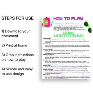 80s Riddle Me This Printable Game,fun 80s Party Game,80s Theme,retro ...