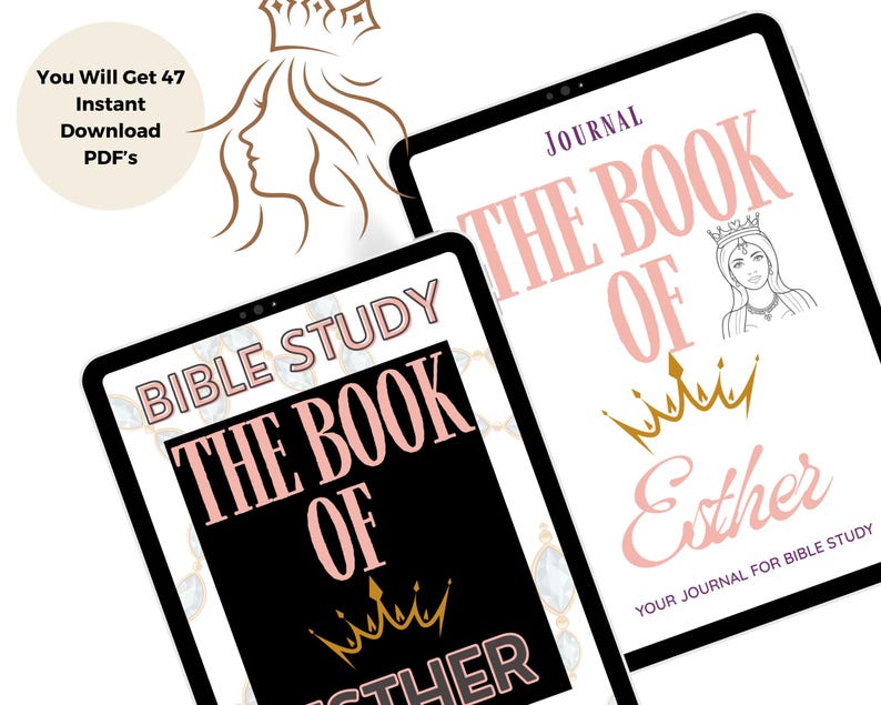 Esther Bible Study,printable Bible Study,affirmations,journal, Esther ...