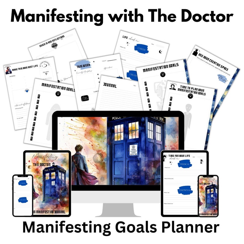 Doctor Who-themed Manifesting Planner,tardis, DR Who, Gallifrey, Doctor ...