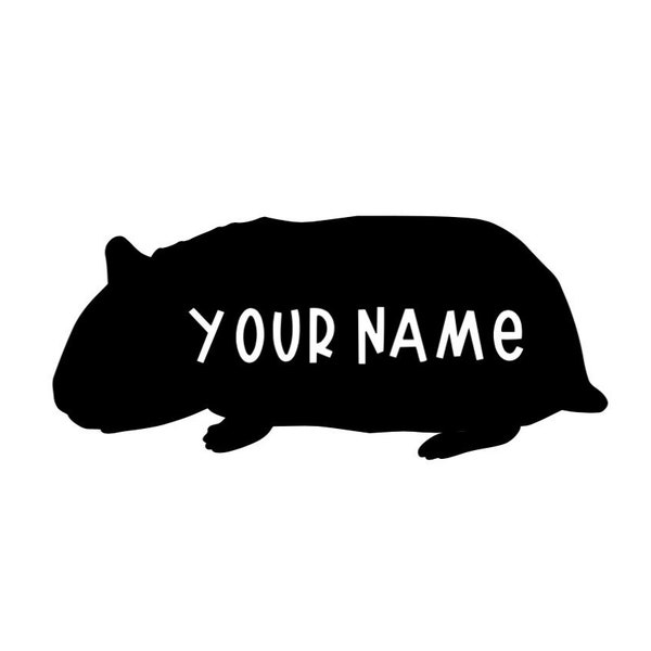Hamster Car Decal - Etsy