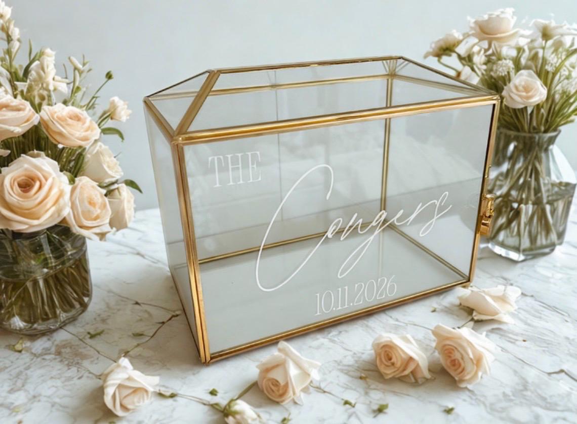 Personalized Card Box - Etsy
