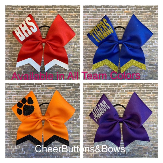 Cheer Bows for Cheerleading Team Cheer Bows Custom Cheer - Etsy