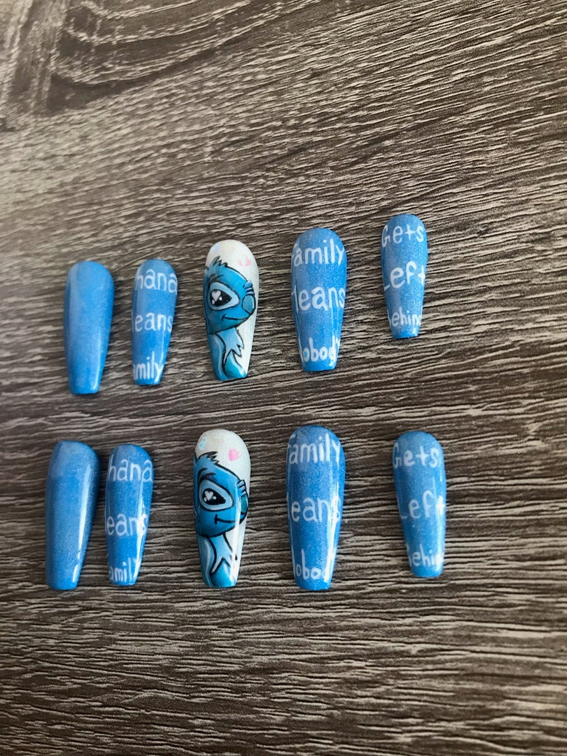 Stitch Lilo and Stitch Press on Nails - Etsy