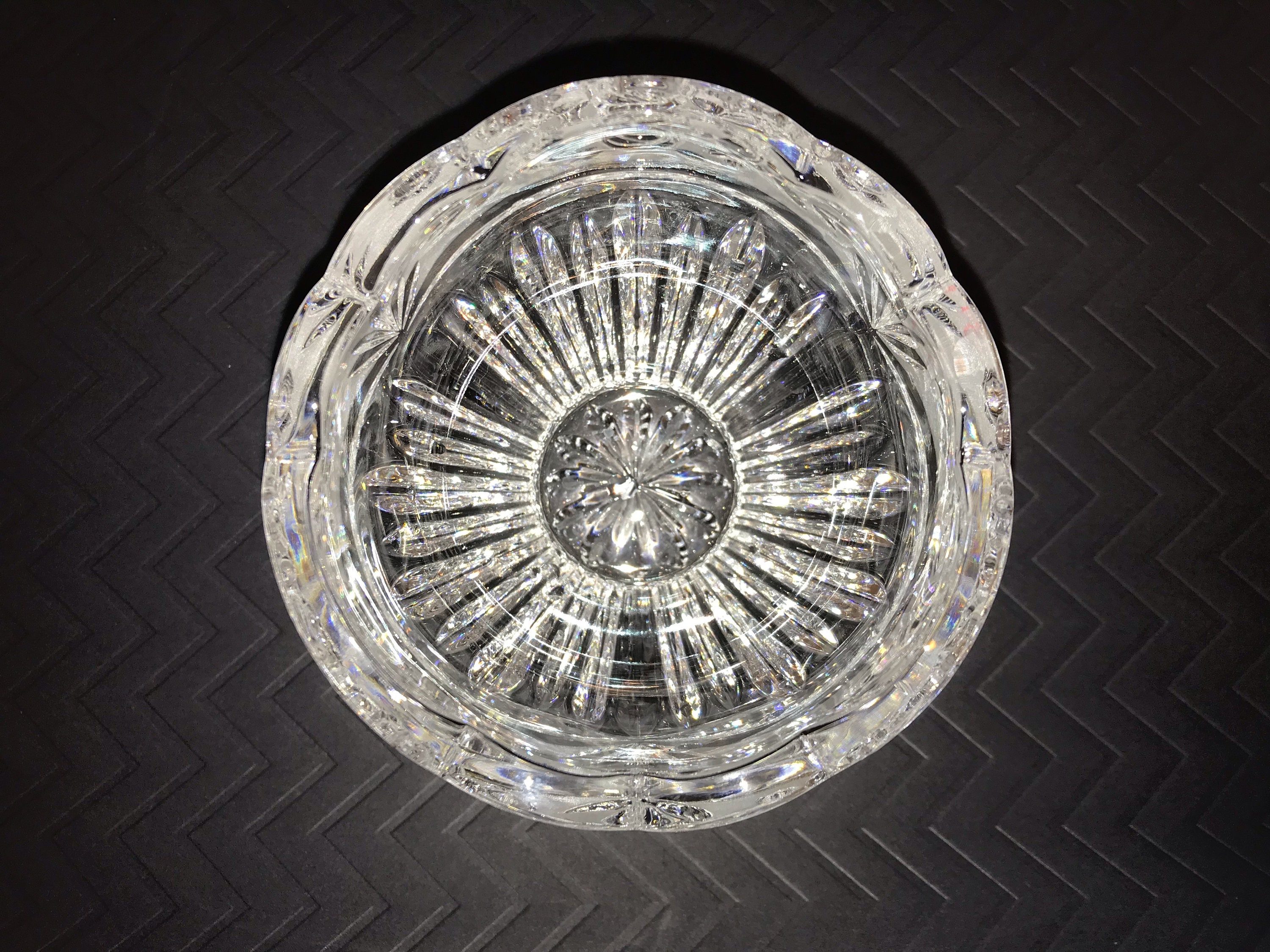 Vintage Oneida Crystal Southern Garden Bowl - Etsy