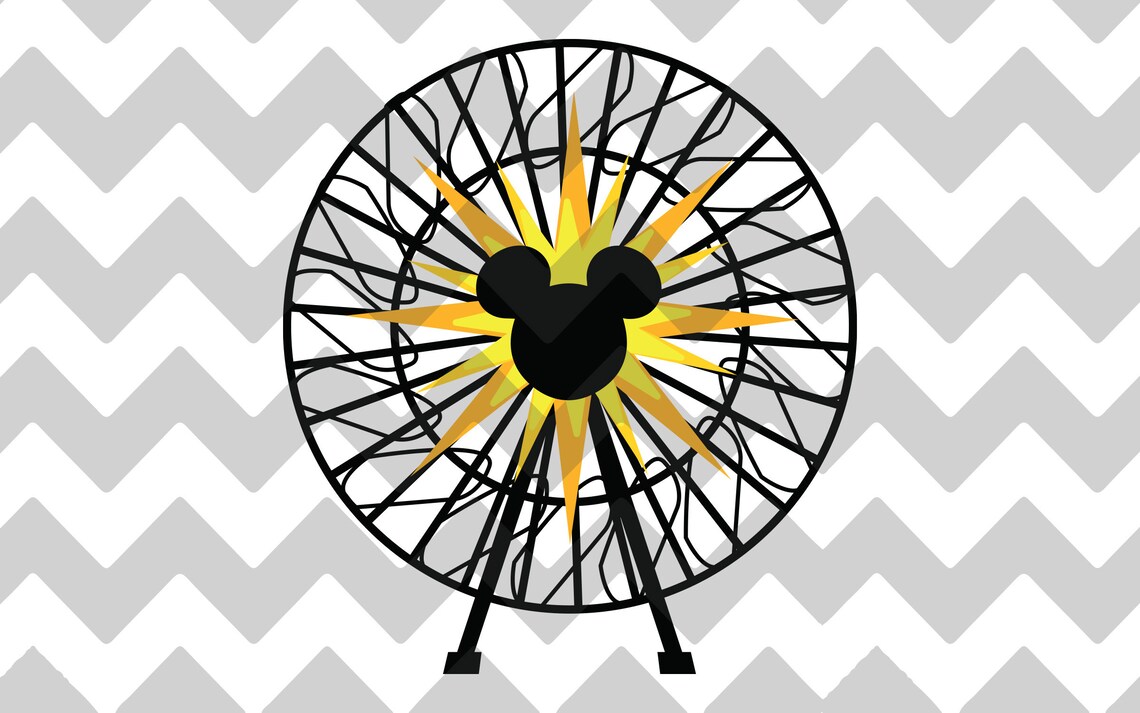 Pal-a-round Mickey's Fun Wheel SVG PNG JPG | Etsy
