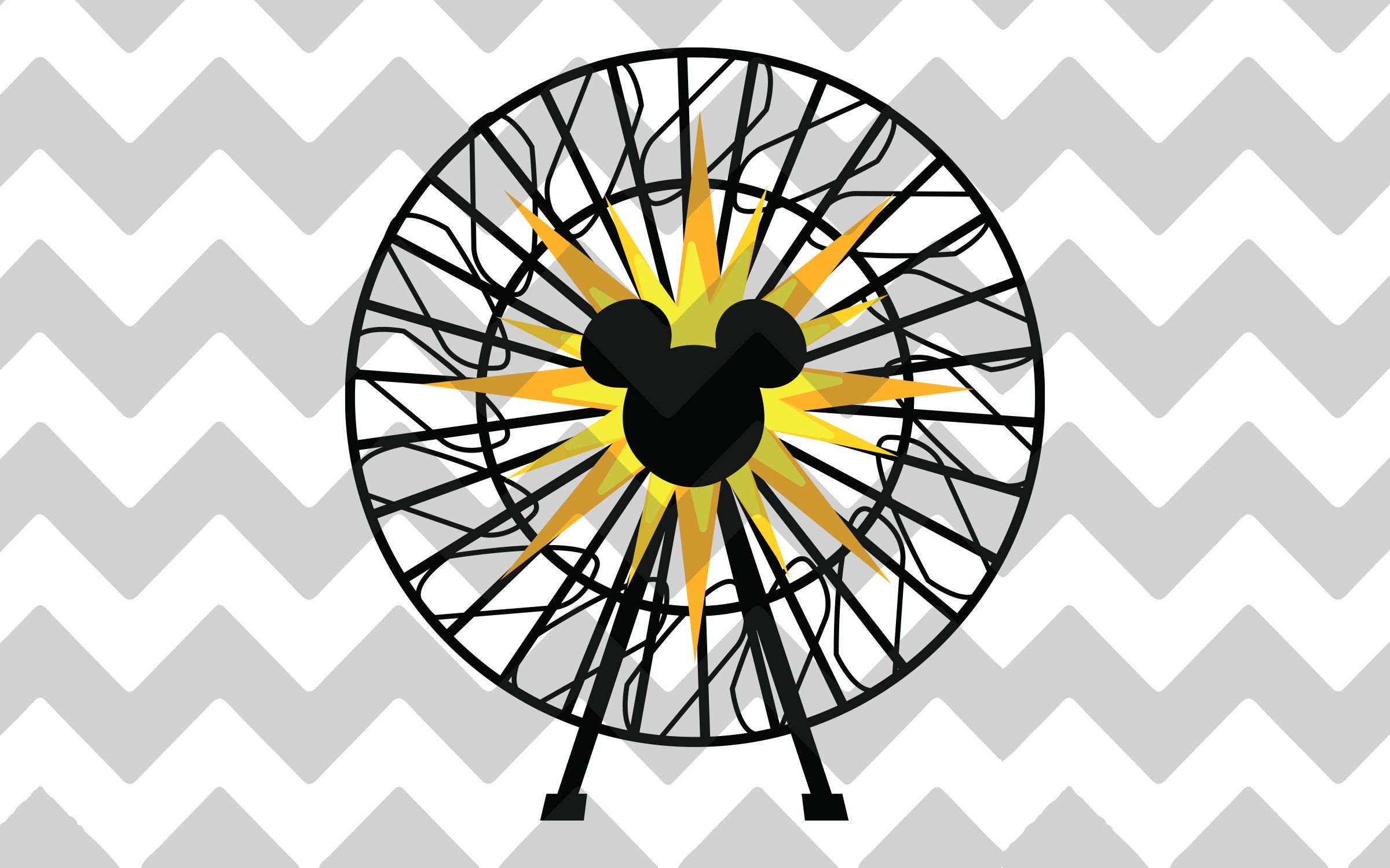 Pal-a-round Mickey's Fun Wheel SVG PNG JPG - Etsy