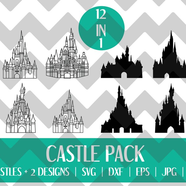 Beauty and Beast Castle Cake Topper - Etsy