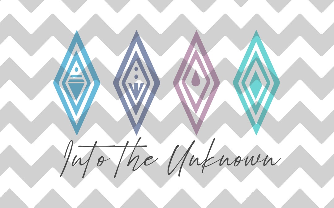 Into the Unknown SVG DXF JPG Frozen 2 - Etsy