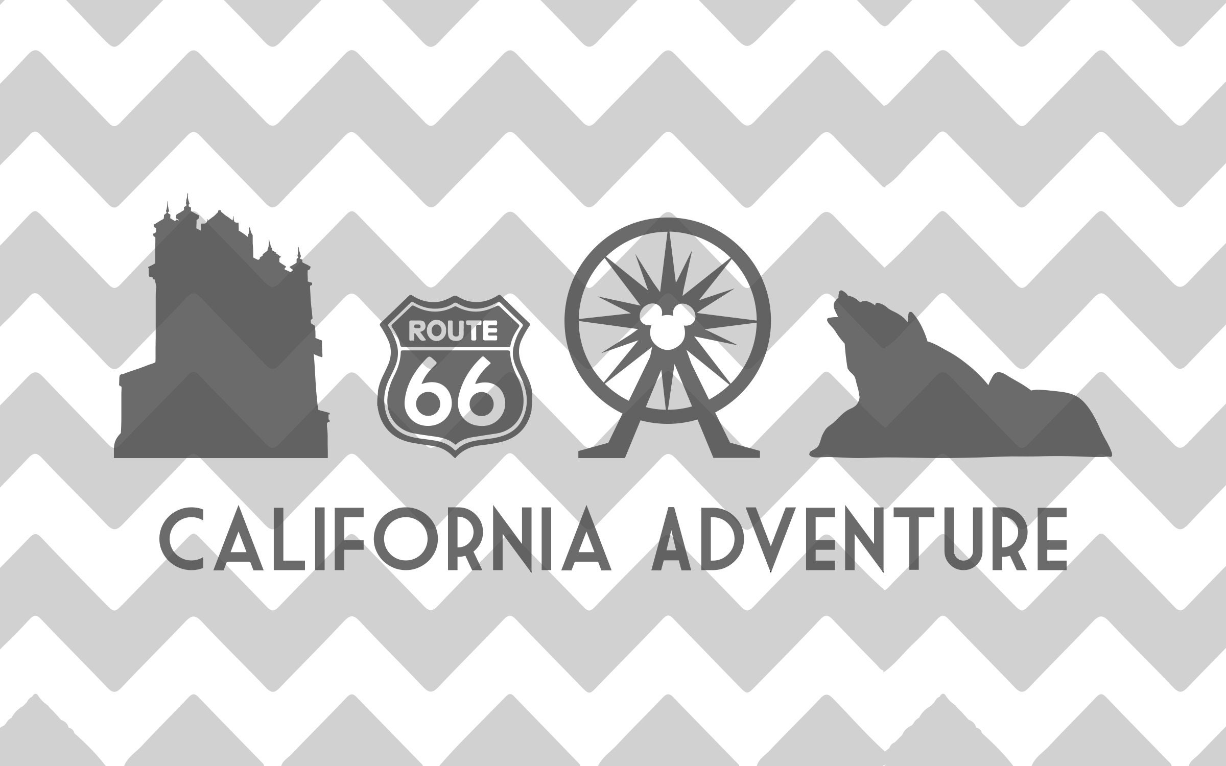 California Adventure Icons SVG DXF EPS - Etsy UK