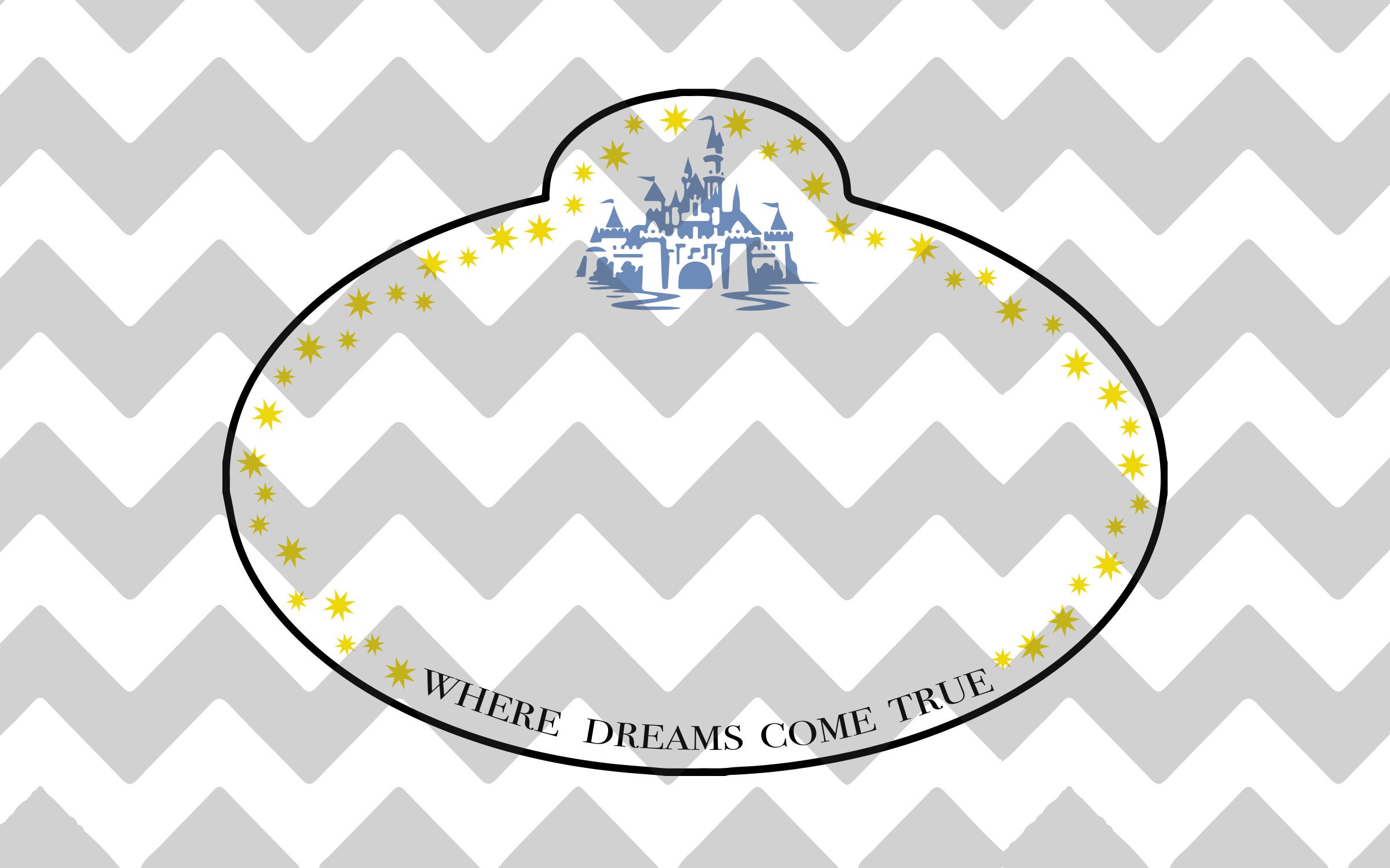 Cast Member Name Tag SVG/DXF/PNG Disneyland | Etsy