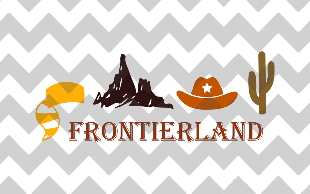 Frontierland Inspired Final Frontier SVG EPS DXF - Etsy