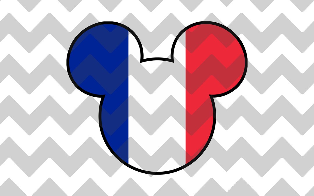 France Epcot World Showcase Flags SVG PNG JPG - Etsy