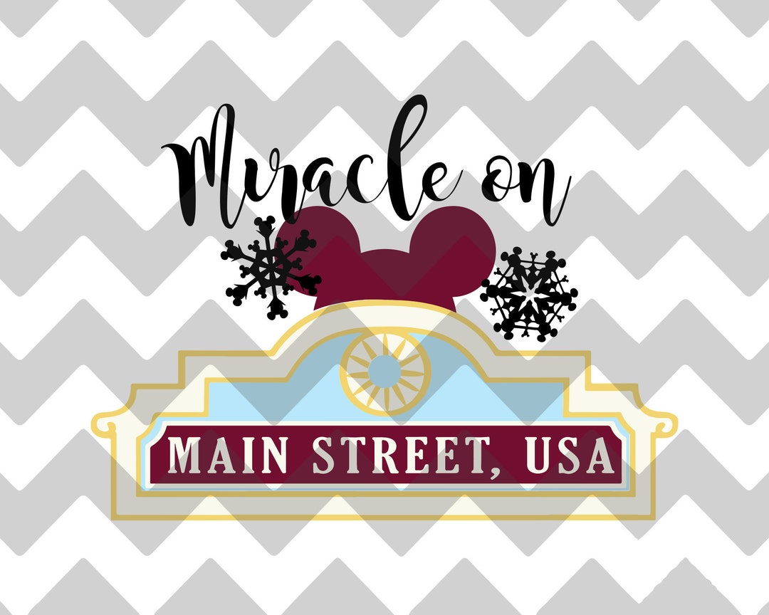 Miracle on Main Street USA | SVG | PNG - Etsy