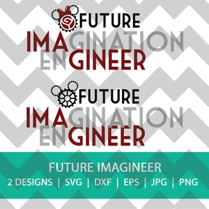 Future Imagineer Minnie and Mickey Cogs SVG | DXF | EPS - Etsy