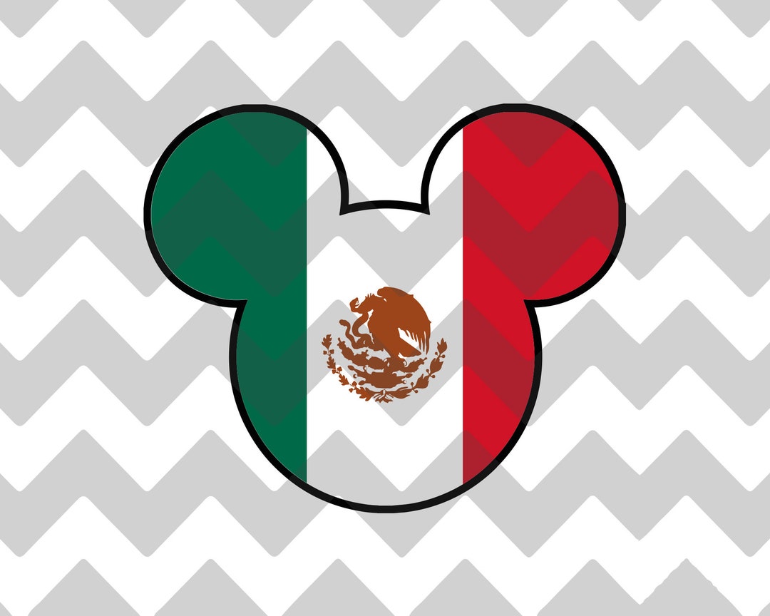 Mexico Epcot World Showcase Flags | SVG | PNG | JPG | - Etsy