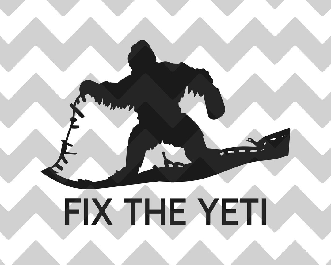 Fix the Yeti | Expedition Everest | Animal Kingdom | SVG | PNG | JPG - Etsy