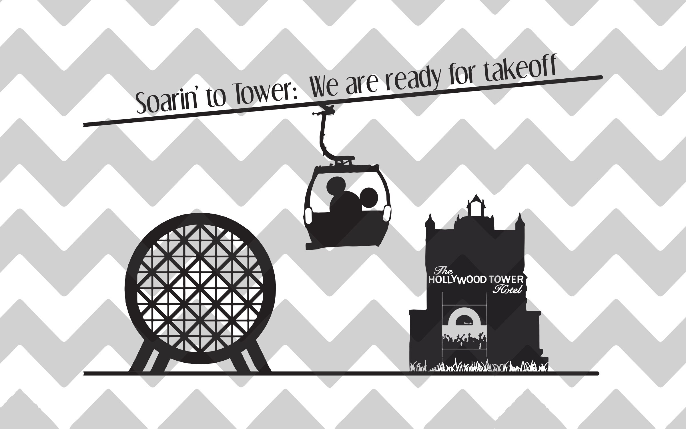 Skyliner Epcot to Hollywood Studios Soarin' SVG/DXF/PNG | Etsy