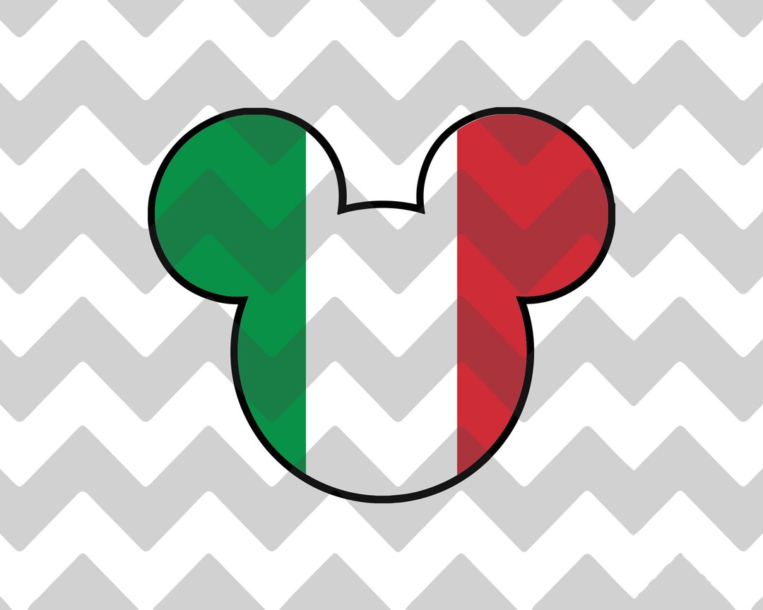 Italy Epcot World Showcase Flags | SVG | PNG | JPG | - Etsy