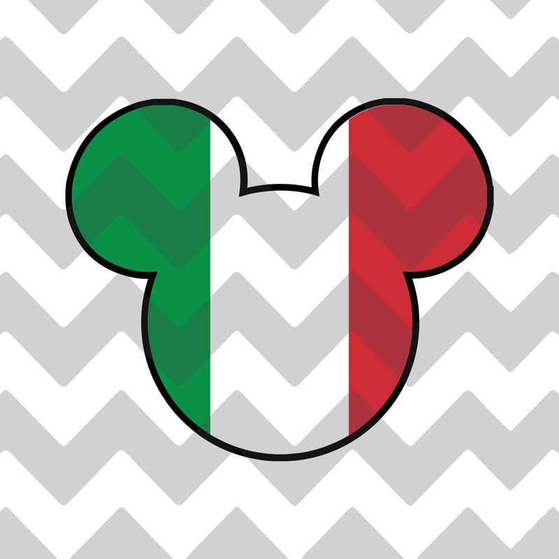 Italian Mickey Mouse Svg - Etsy