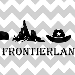Frontierland Inspired Final Frontier SVG EPS DXF - Etsy