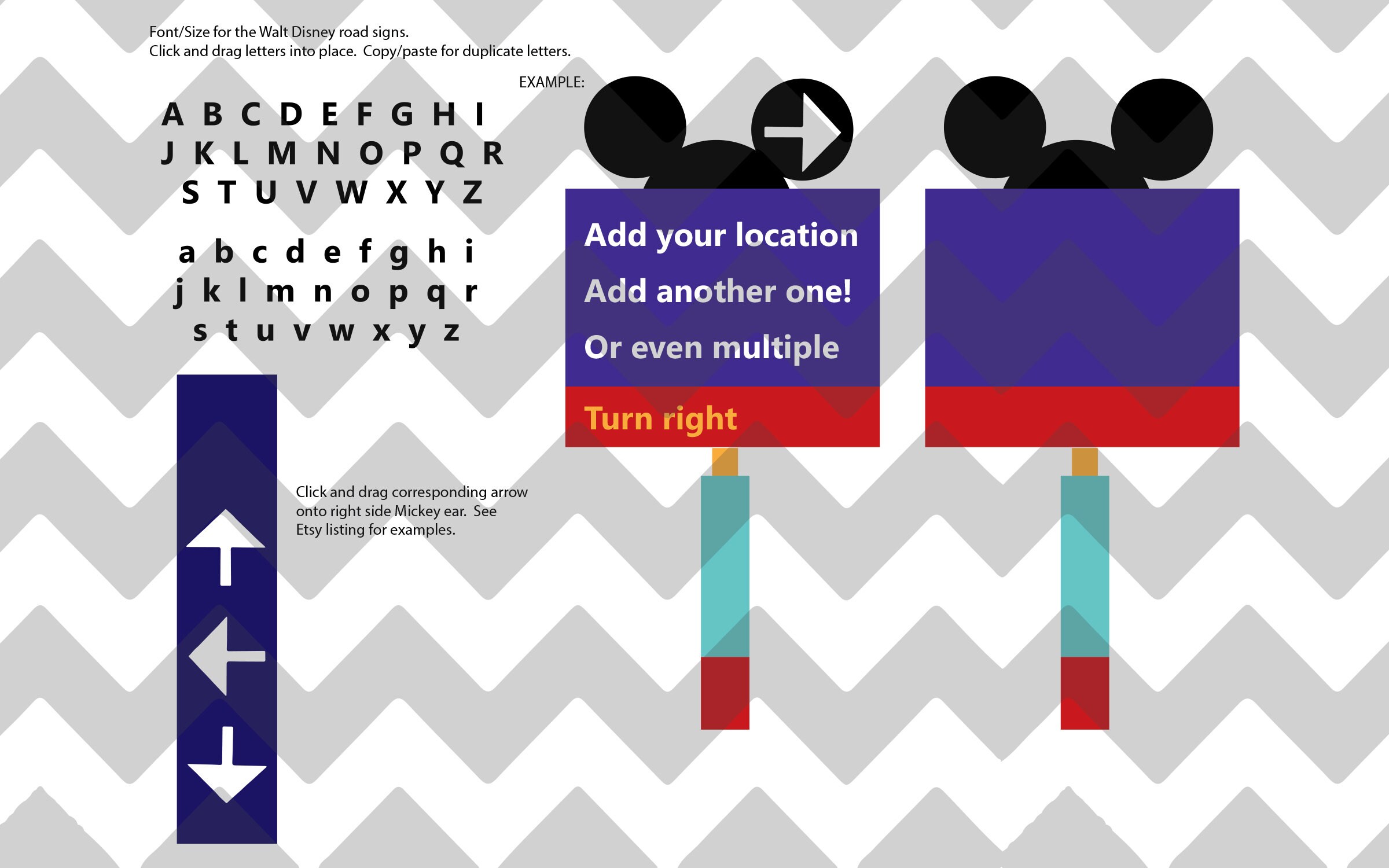 Dis Road Signs Digital File SVG PNG JPG | Etsy Canada