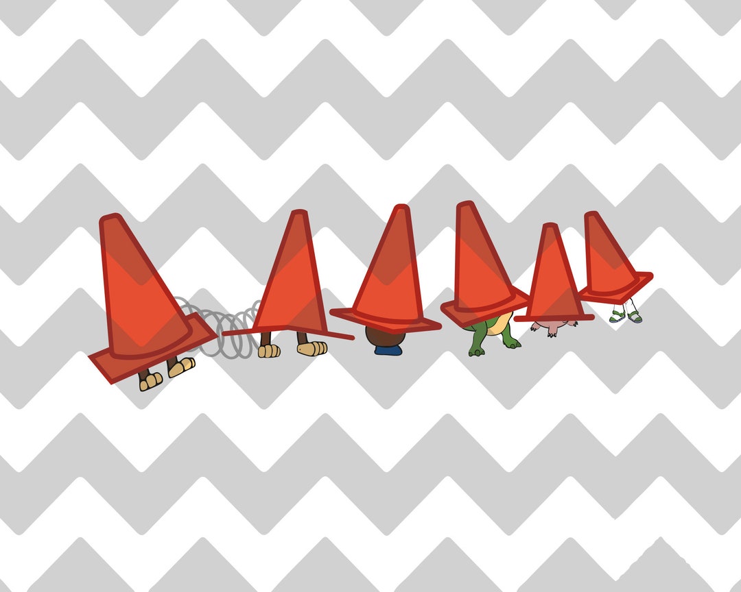 Toy Story Traffic Cones | Pylons | SVG | DXF | PNG - Etsy