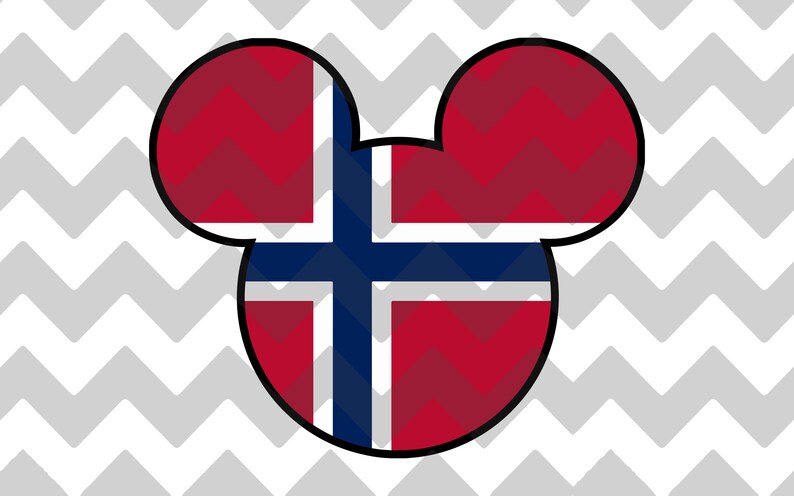 Norway Epcot World Showcase Flags SVG PNG JPG - Etsy