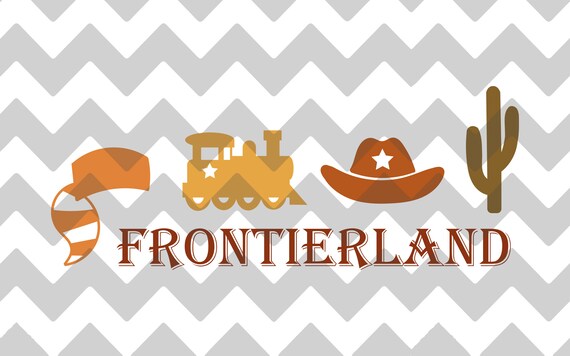 Frontierland Inspired Final Frontier SVG EPS DXF | Etsy
