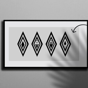 Frozen 2 Element Symbols SVG DXF JPG - Etsy