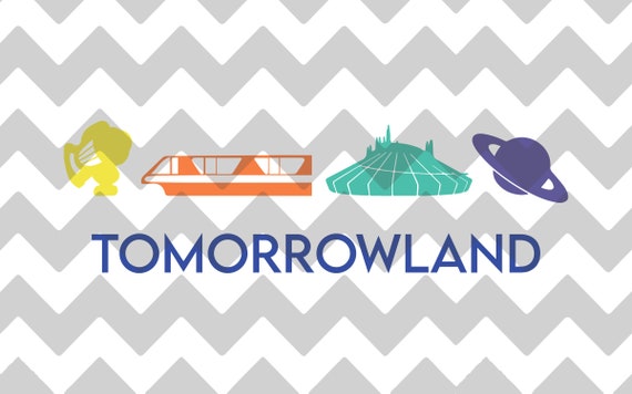 Tomorrowland Wdw SVG EPS DXF | Etsy