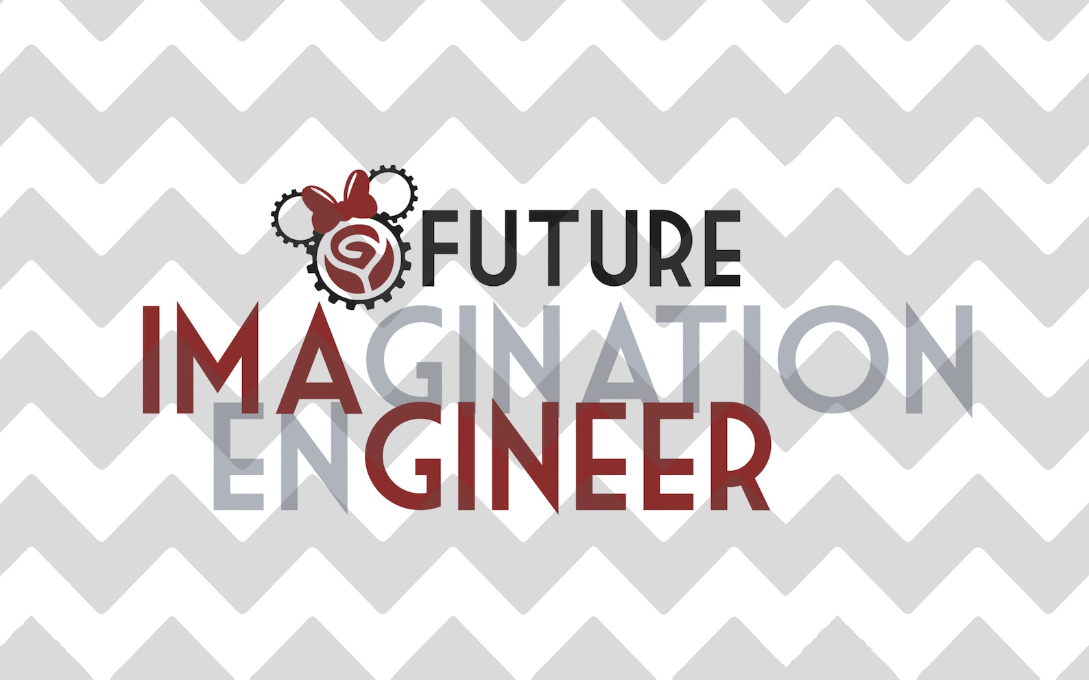 Future Imagineer Minnie and Mickey Cogs SVG | DXF | EPS - Etsy