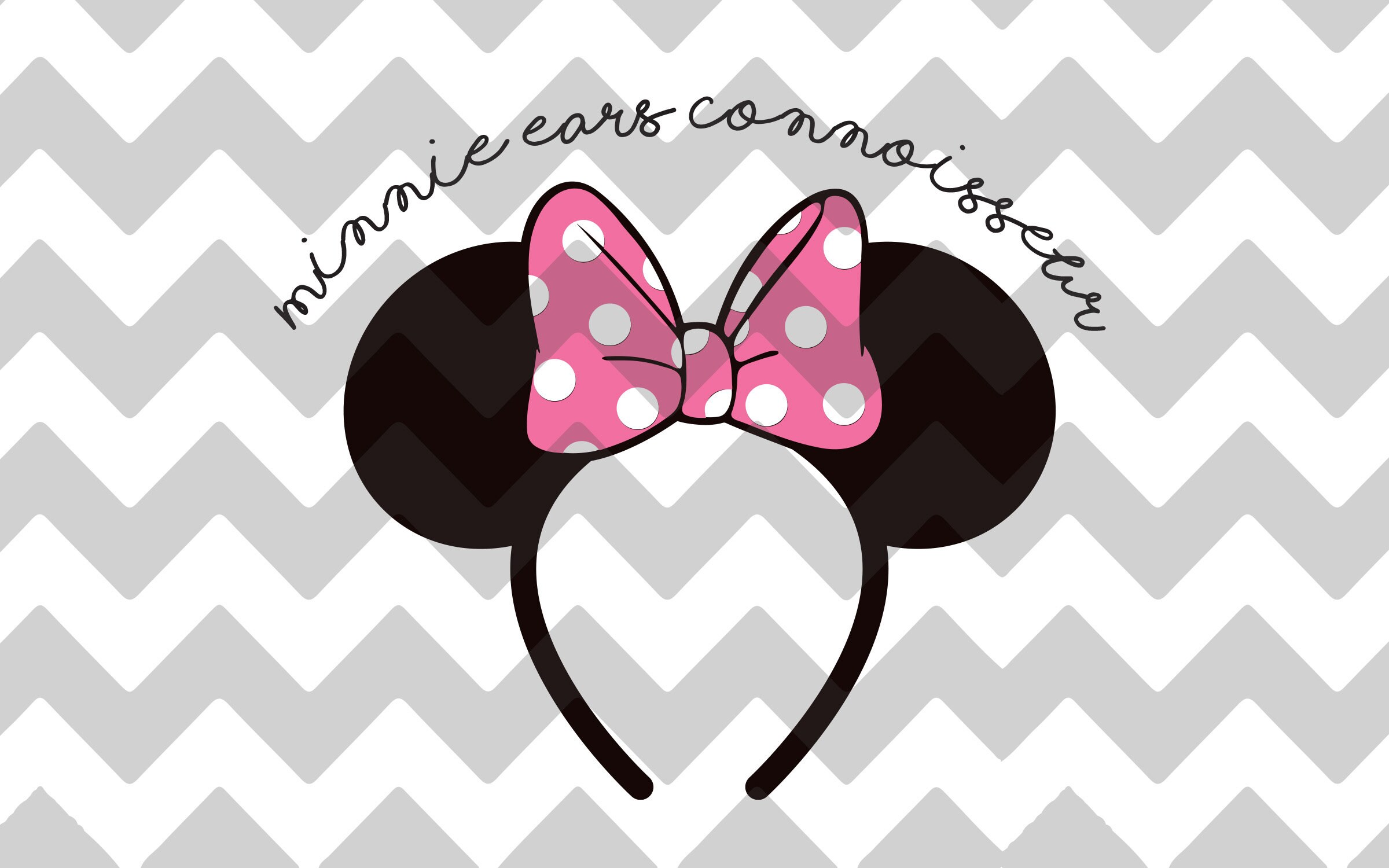 Minnie Ears Connoisseur SVG PNG DXF - Etsy