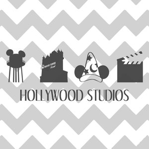 Hollywood Studios Icons | SVG | DXF | EPS | Hollywood Studios - Etsy