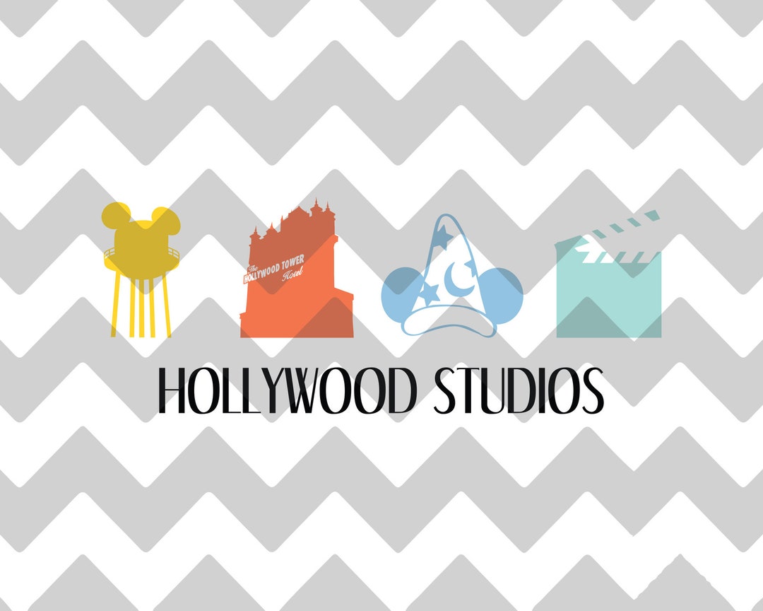 Hollywood Studios Icons | SVG | DXF | EPS | Hollywood Studios - Etsy