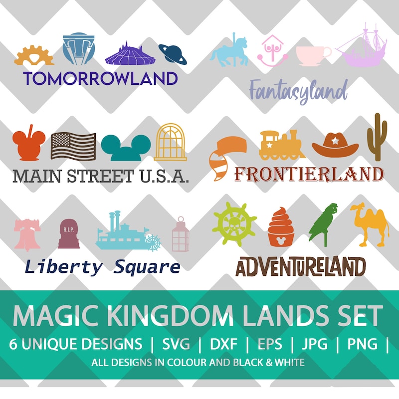 Magic Kingdom Svg - Etsy