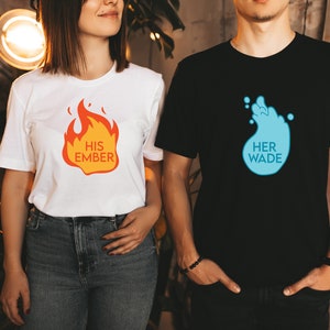 His Ember, Her Wade SVG | PNG | JPG | Elemental - Etsy