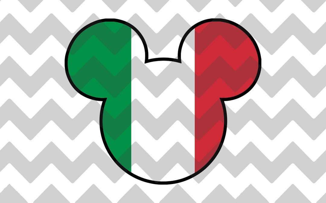 Italy Epcot World Showcase Flags SVG PNG JPG - Etsy