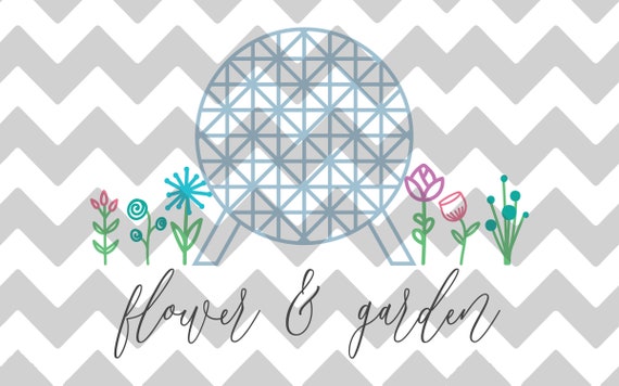 Flower and Garden Festival Epcot SVG DXF EPS - Etsy