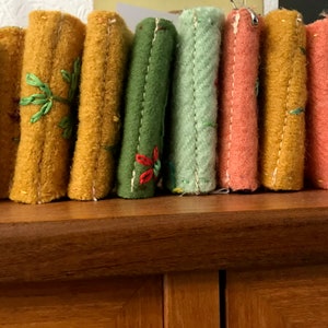 Handmade Needlecase Featuring Individually Embroidered Designs. Using ...