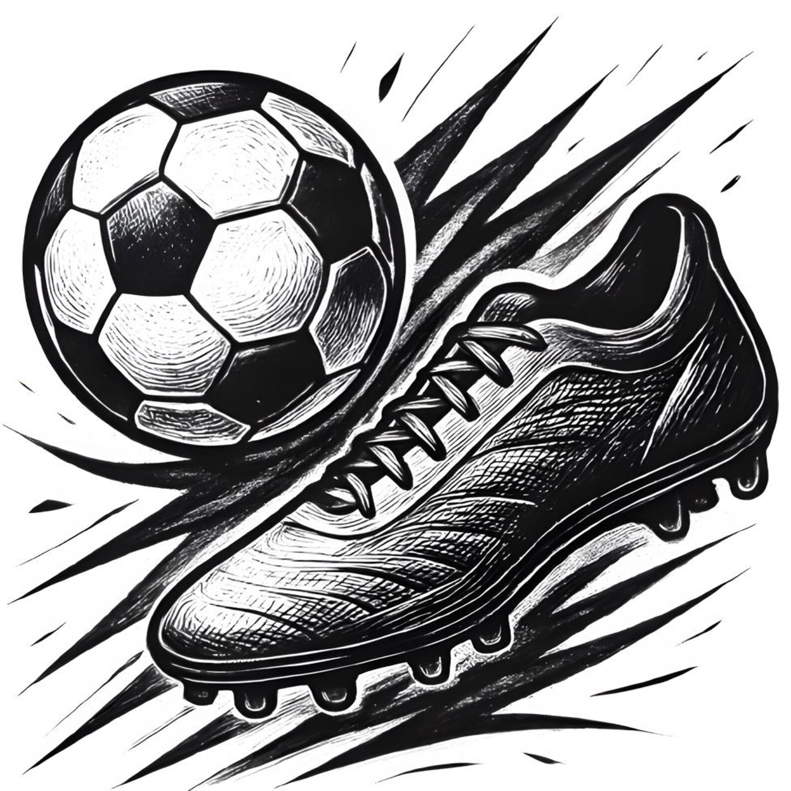 Soccer Ball and Cleats Clipart Bundle – PNG Sports Graphic for T-shirt ...